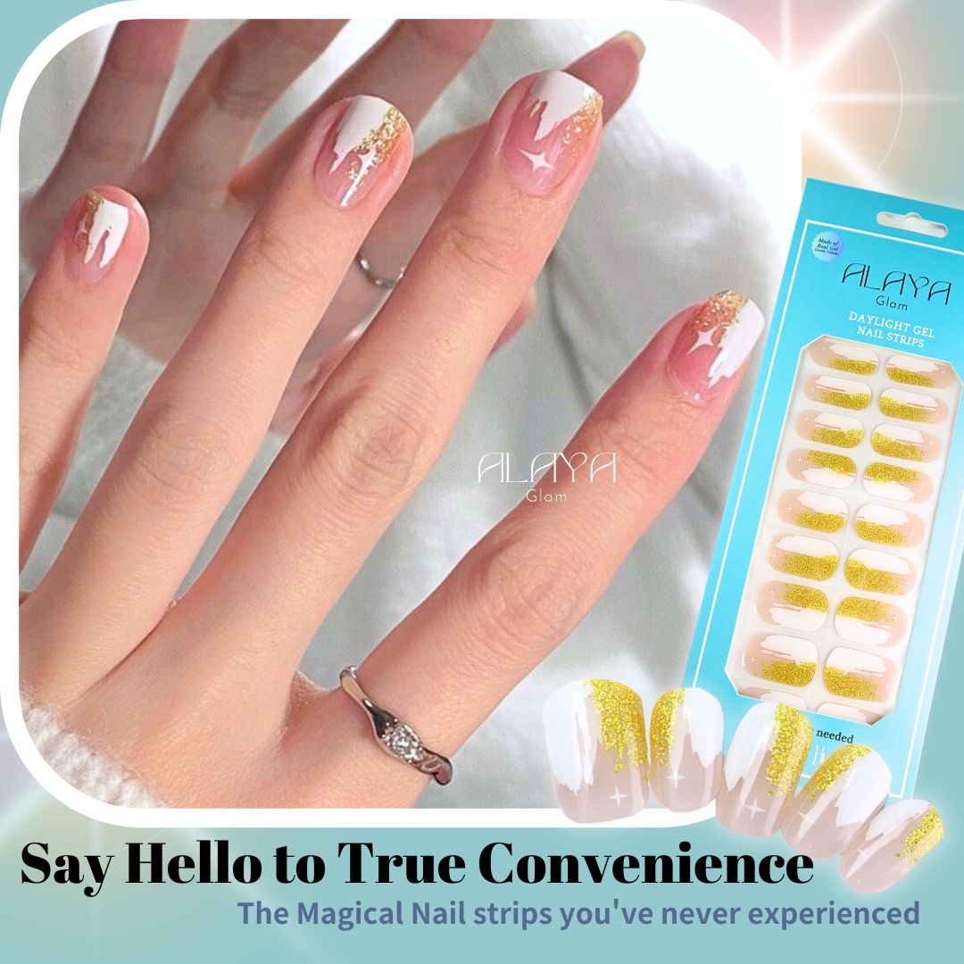 Alaya Glam I Daylight Gel Nail Strips I Press-on